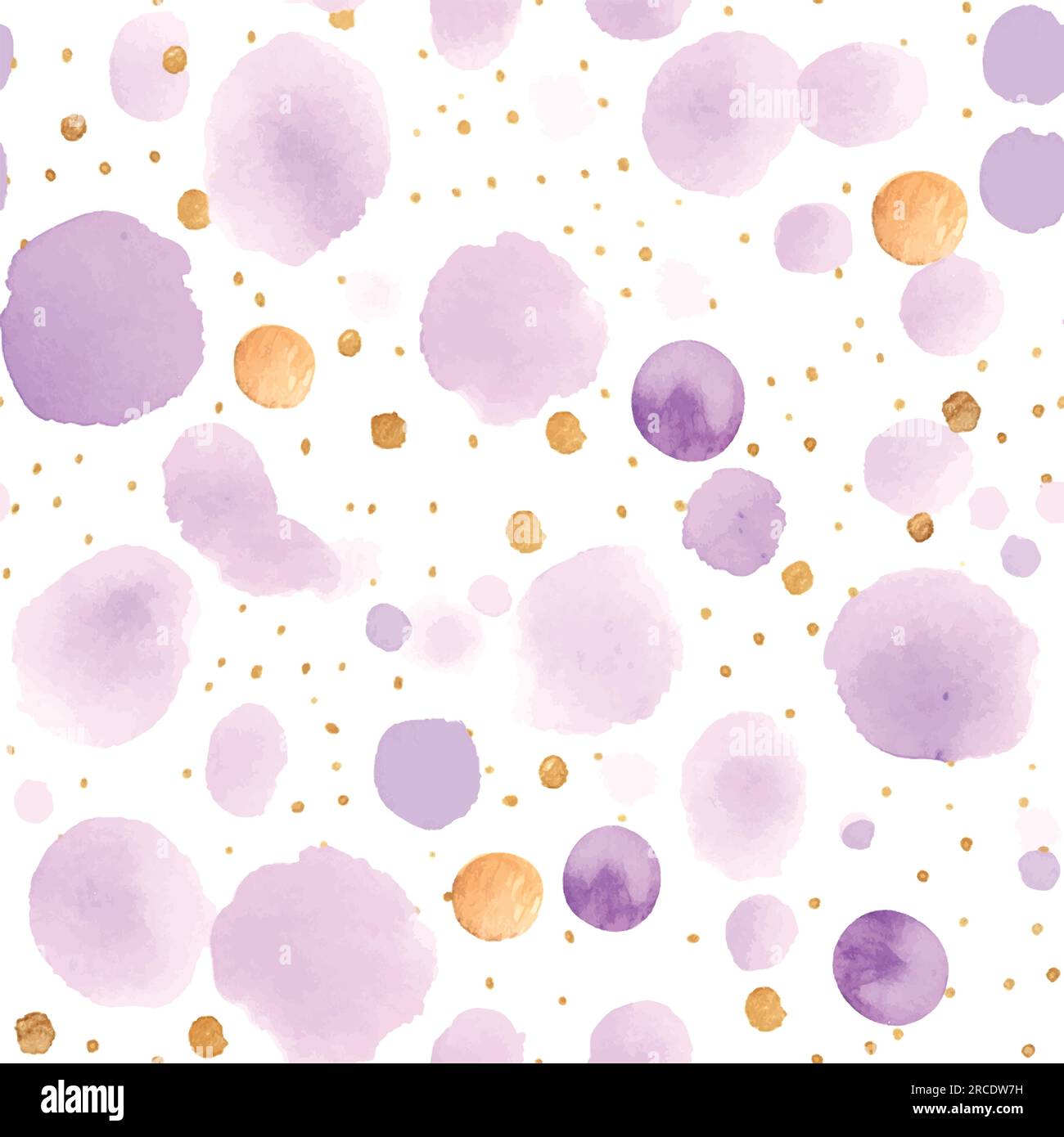 Purple dots pattern watercolor in watercolor style on black background ...