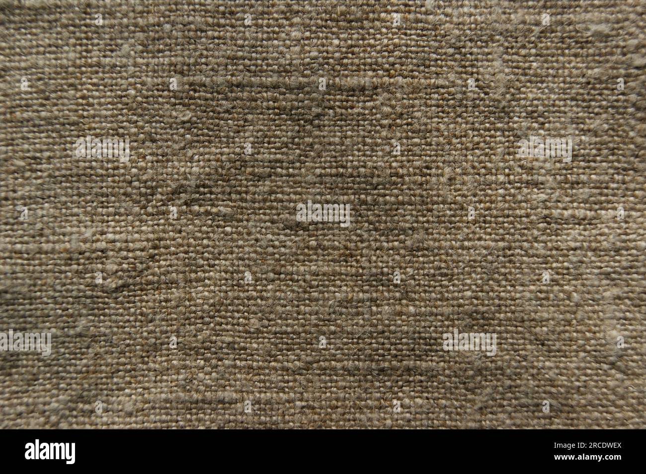 Beige linen background, fabric texture for fashion design or ...