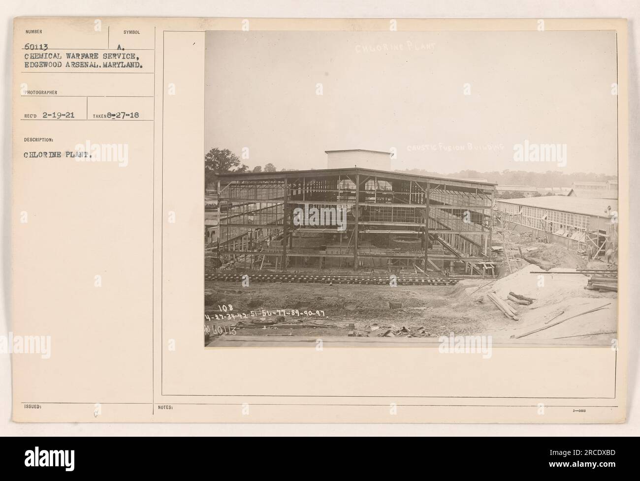 Chemical Warfare Service, Edgewood Arsenal in Maryland. This photograph ...