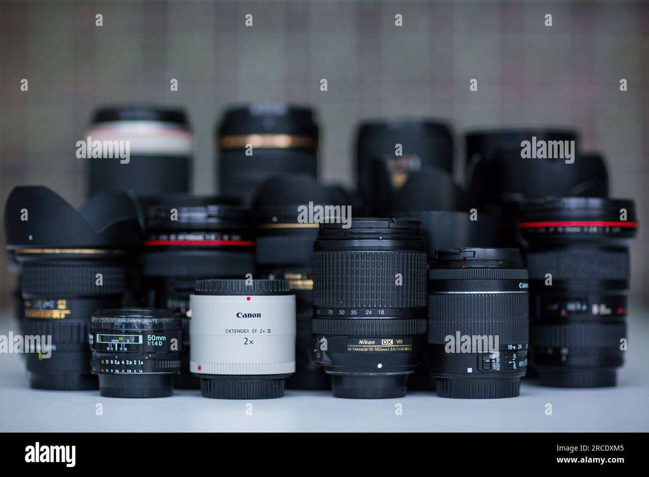 Canon Nikon Sigma Tamron Sony Lenses Camera Different focal length ...