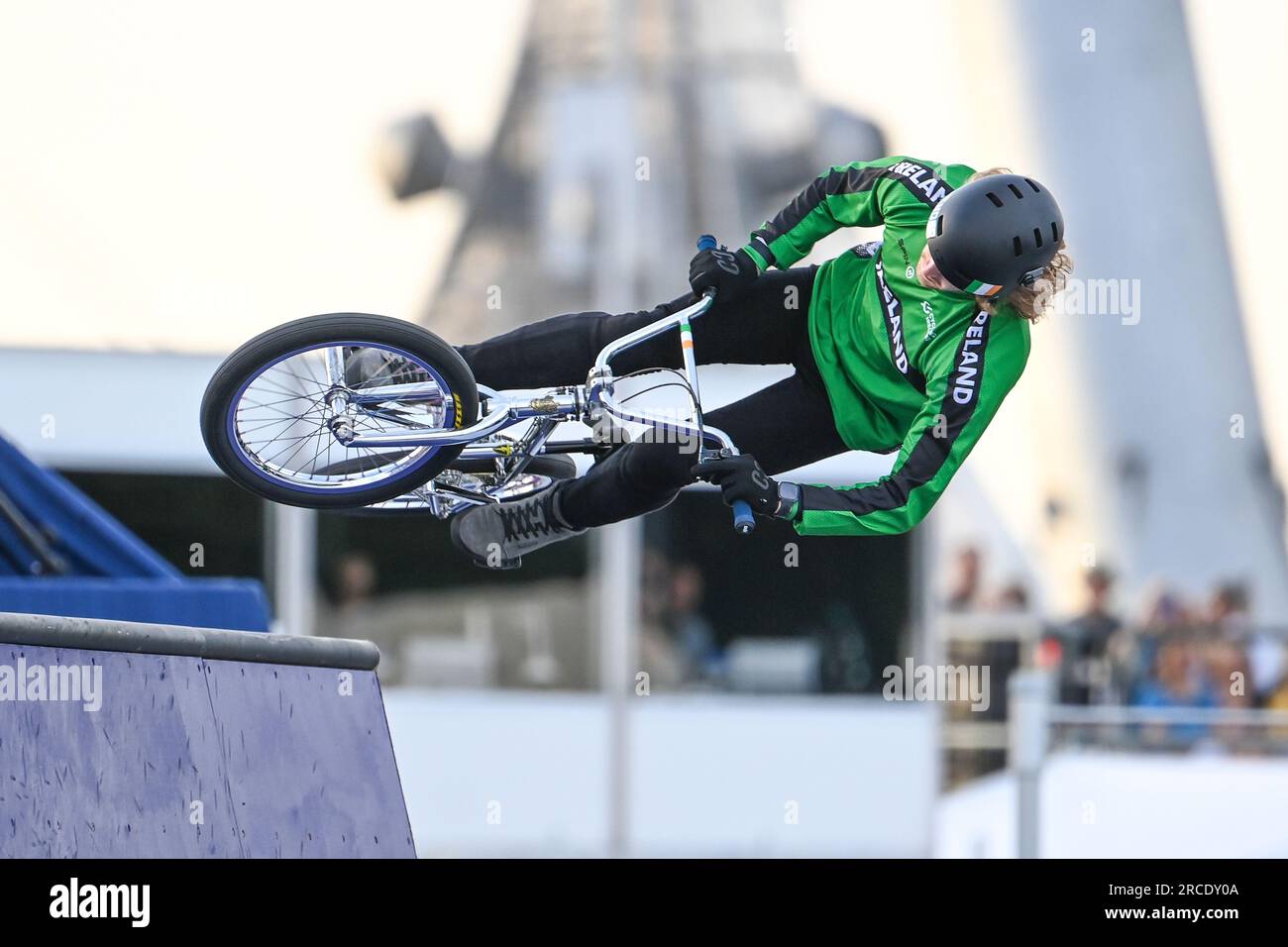 Ryan Henderson (Ireland). BMX Freestyle men. European Championships ...