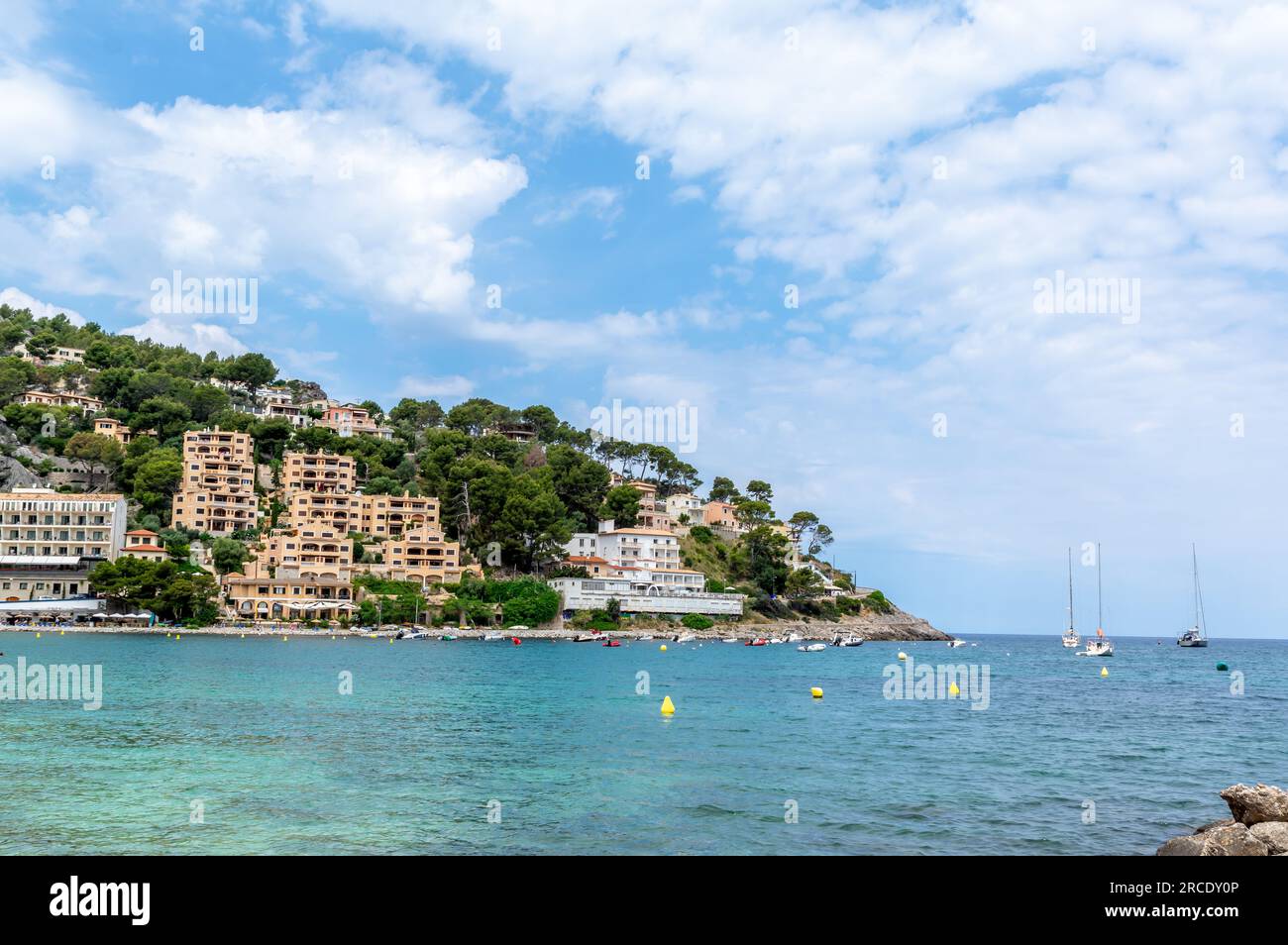 Beach view port de soller hi-res stock photography and images - Alamy