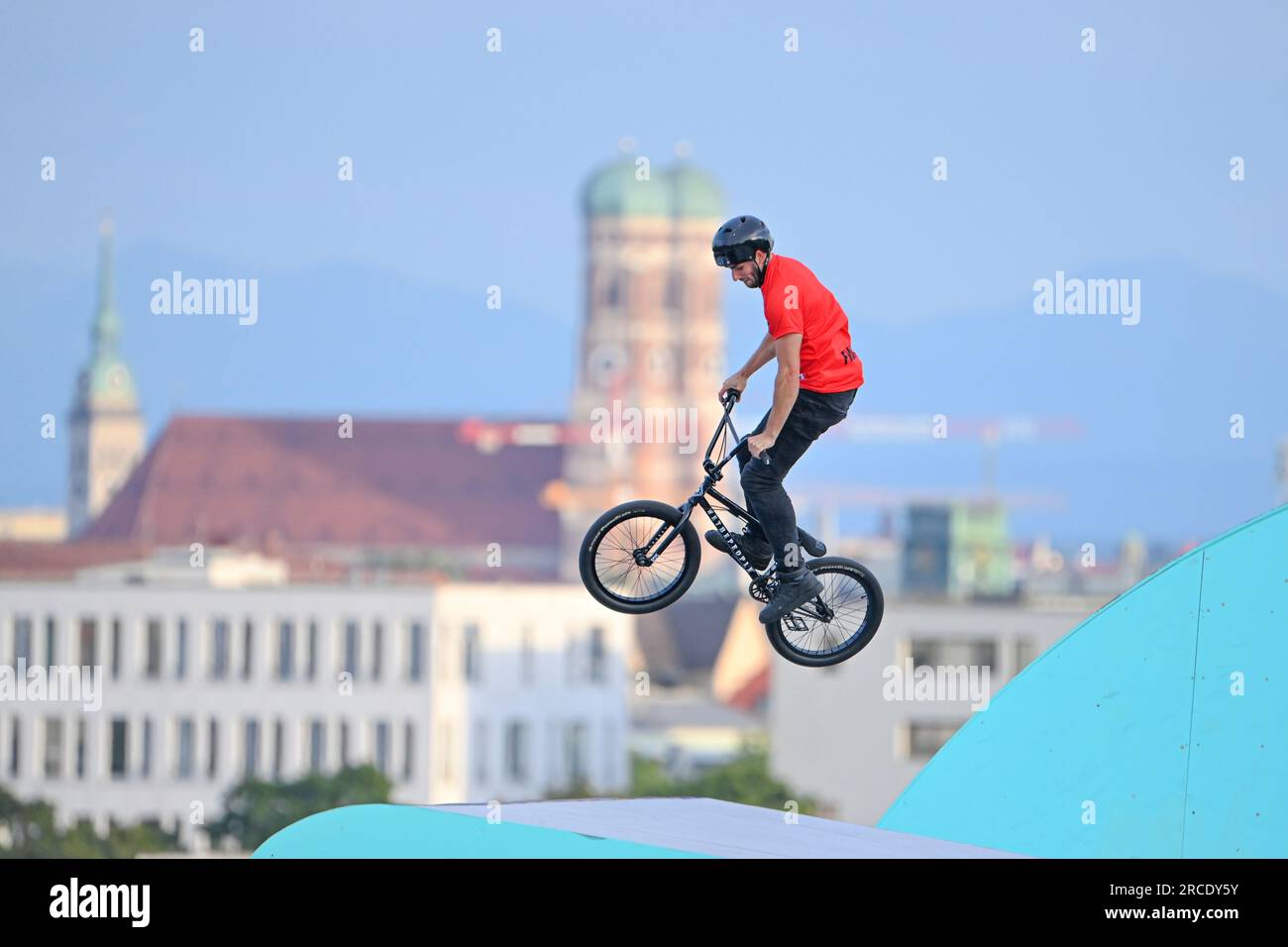 Anthony Jeanjean (France, gold medal). BMX Freestyle men. European ...