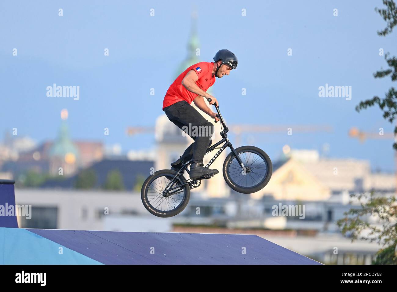 Anthony Jeanjean (France, gold medal). BMX Freestyle men. European ...