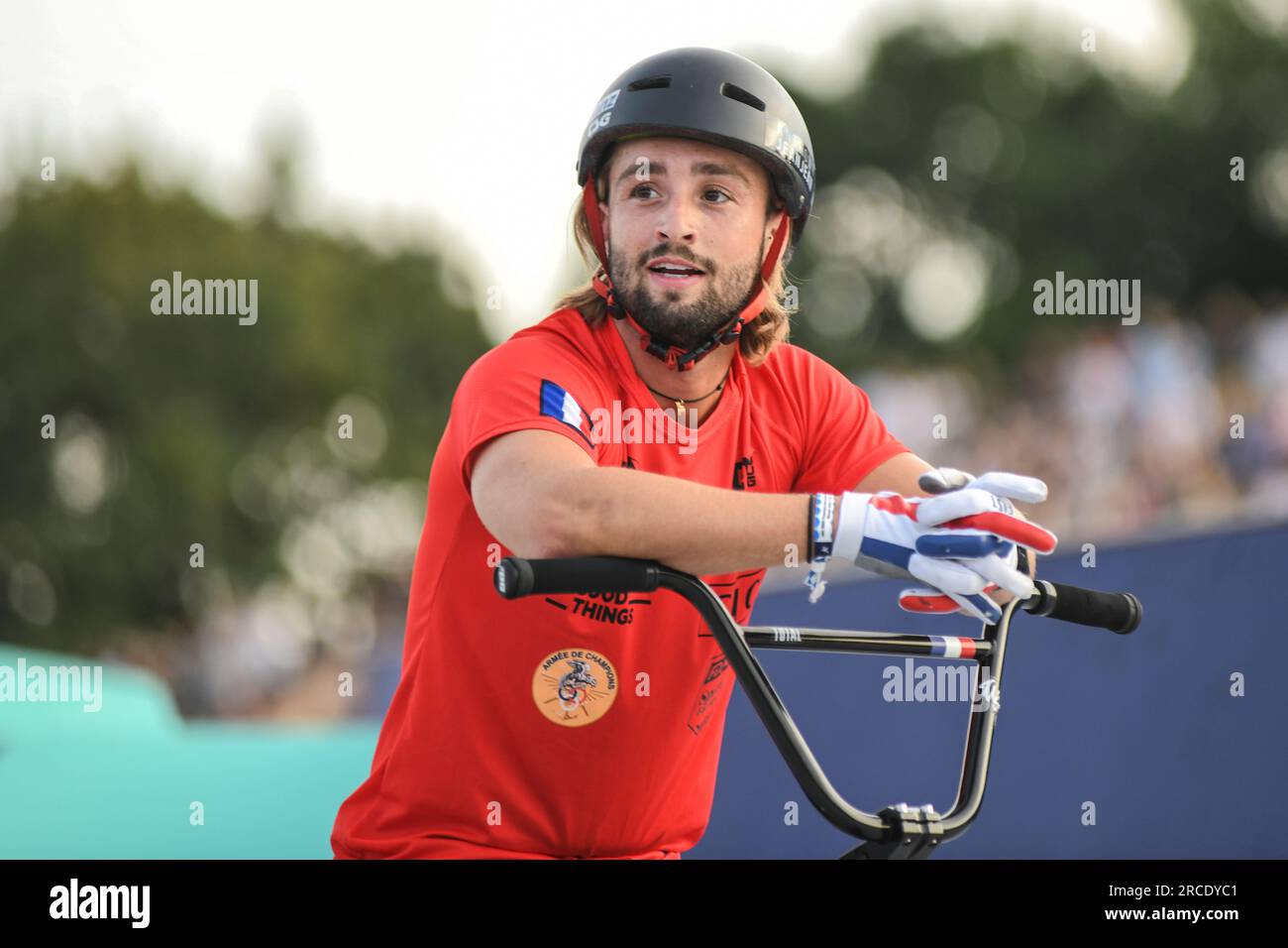 Anthony Jeanjean (France, gold medal). BMX Freestyle men. European ...
