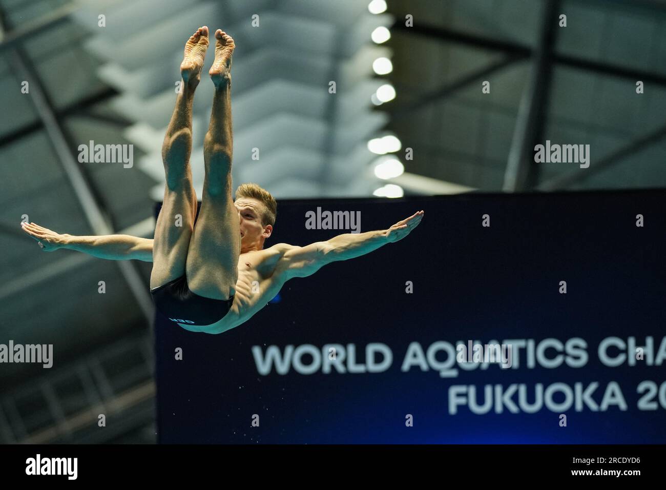 Fukuoka, Japan. 14th July, 2023. Moritz Wesemann of Germany competes ...