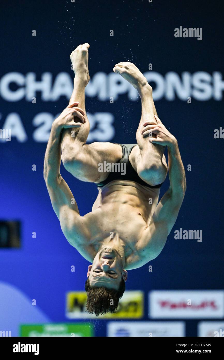 Fukuoka, Japan. 14th July, 2023. Sebastian Konecki of Lithuania ...