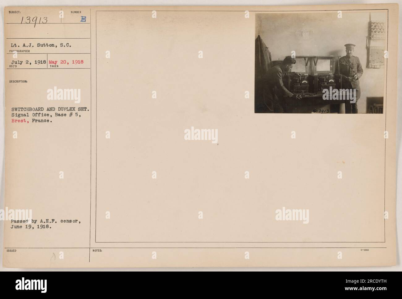 Lt a c sutton hi-res stock photography and images - Alamy