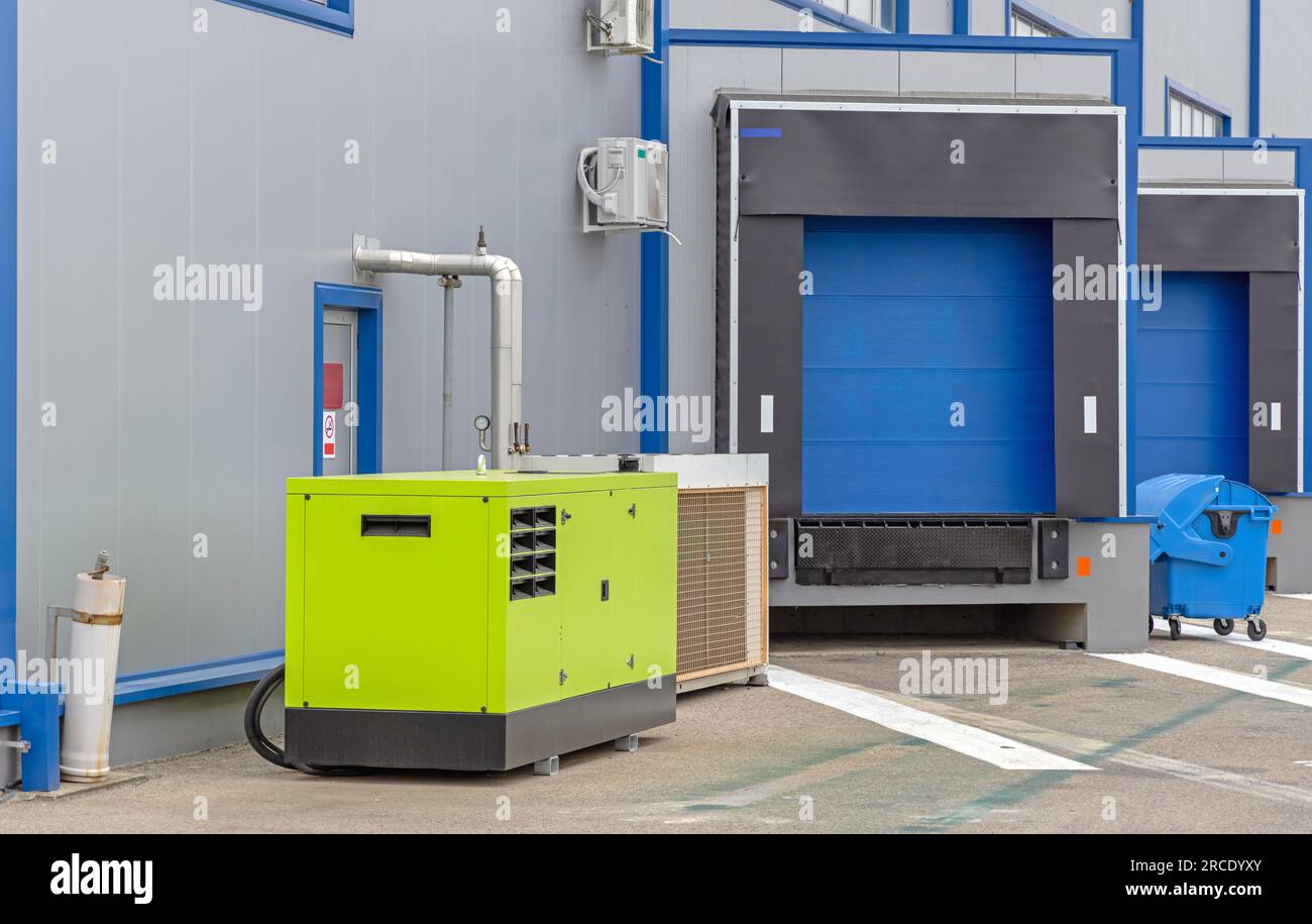 Auxiliary Emergency Electric Power Generator for Distribution Warehouse ...