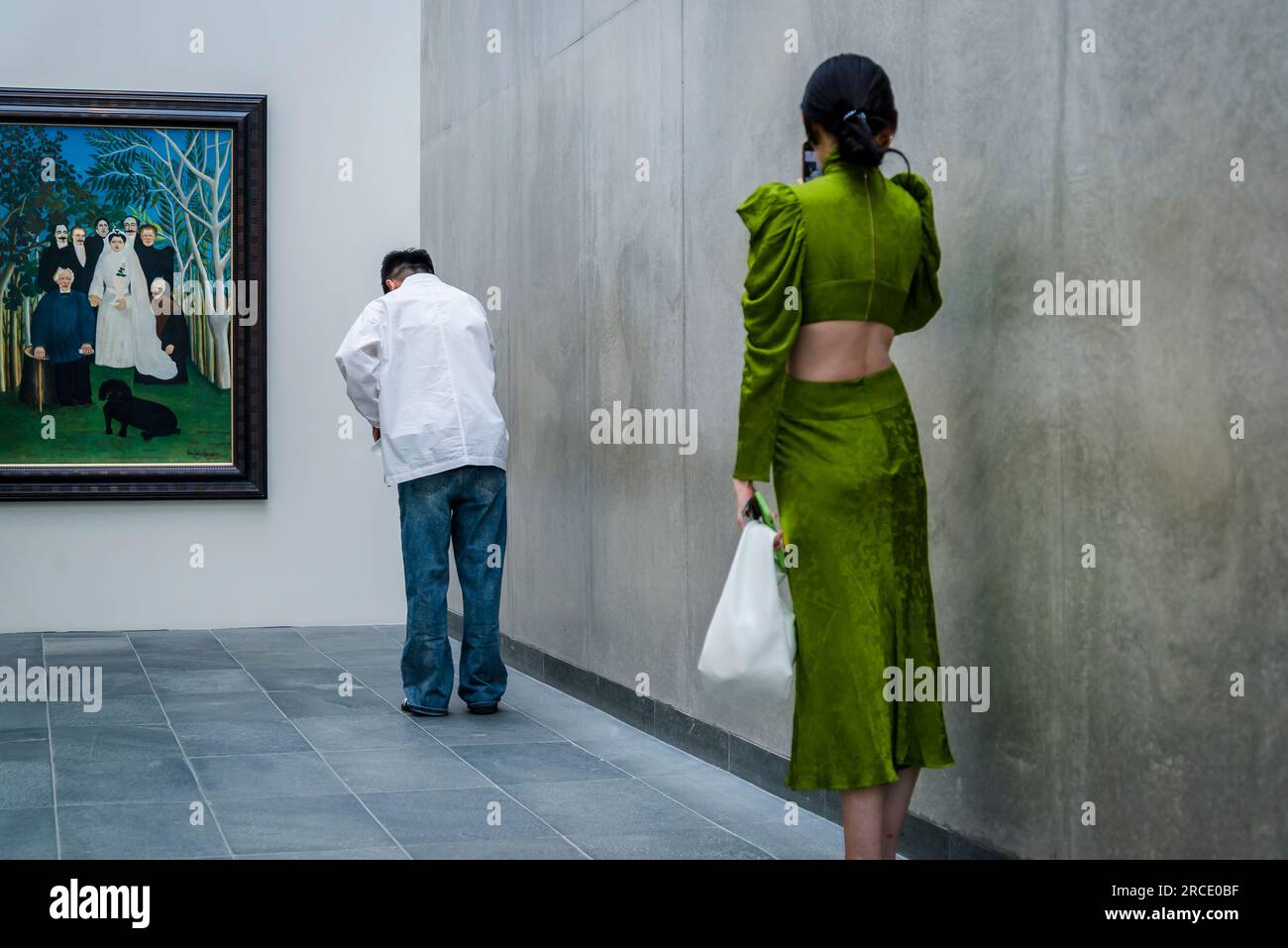 Henri Rousseau Le Douanier painting 'The Wedding', Musée de l'Orangerie ...