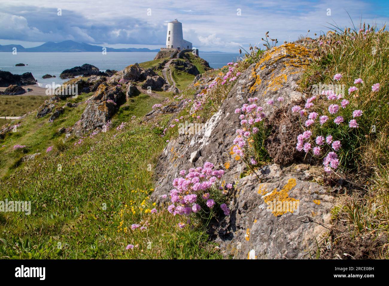 Tŵr Mawr Lighthouse on Llanddwyn Island, Newborough Warren and Ynys ...