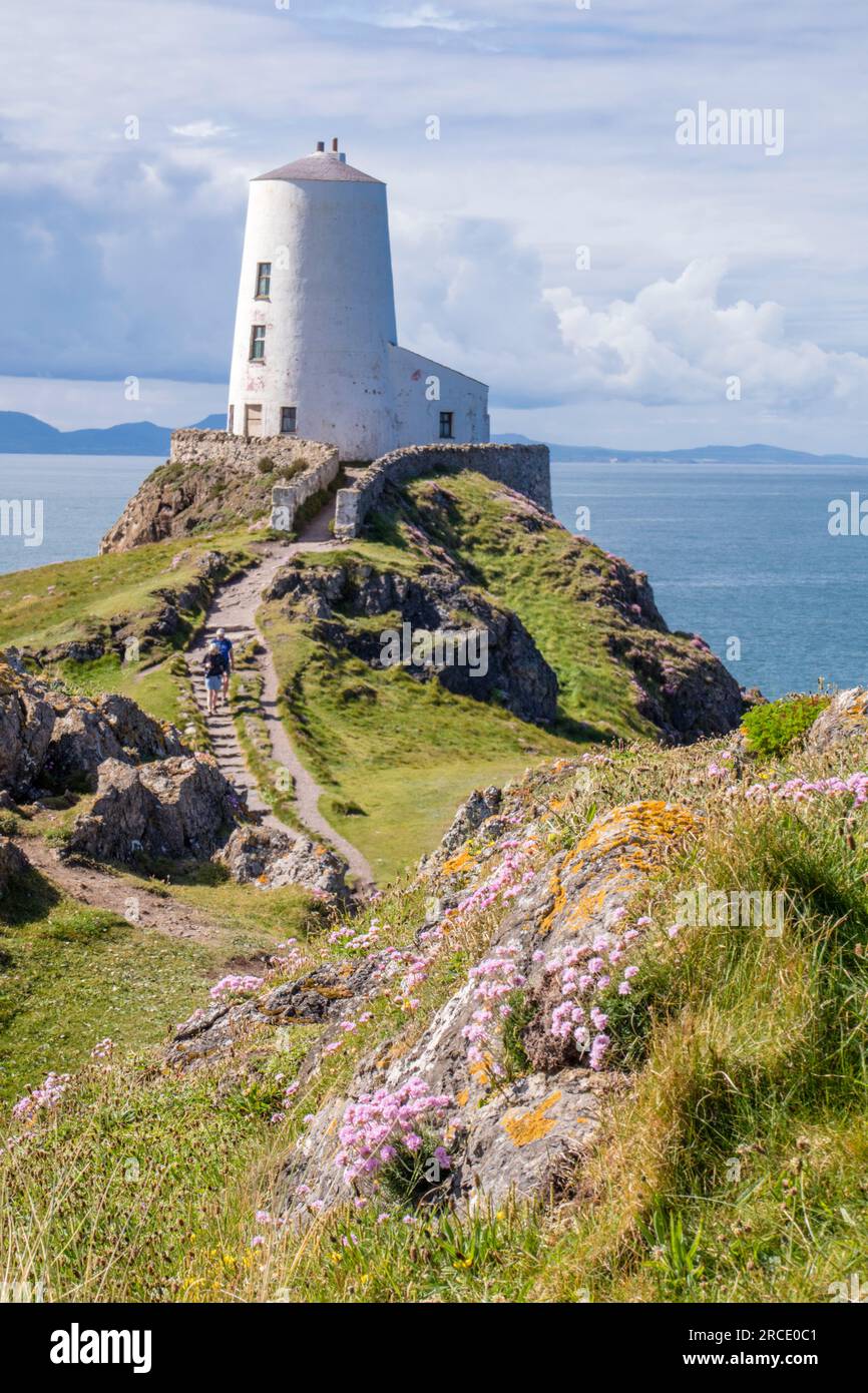 Tŵr Mawr Lighthouse on Llanddwyn Island, Newborough Warren and Ynys ...