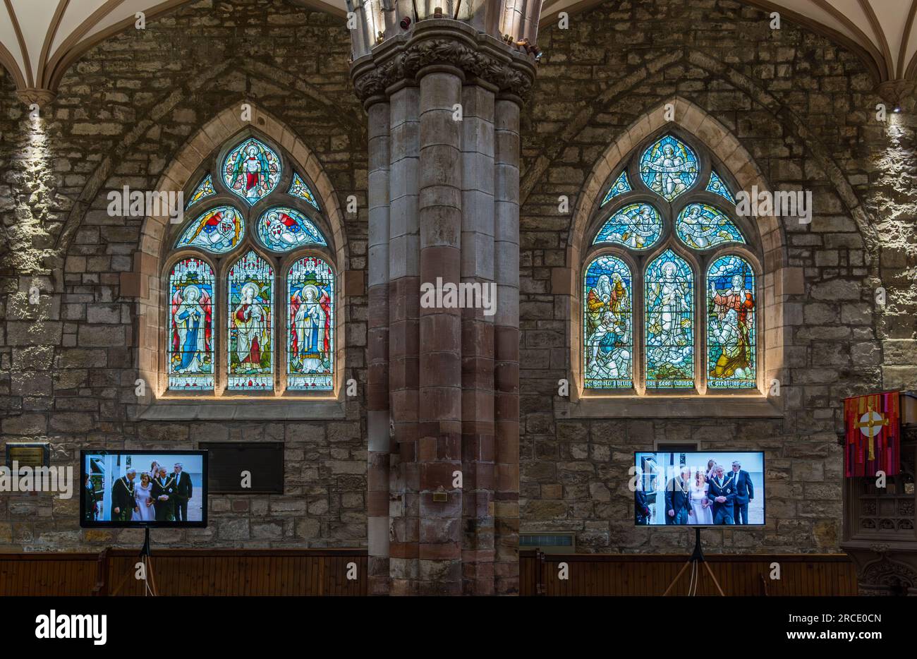 King Charles III coronation on TV screens with John Major & Tony Blair ...