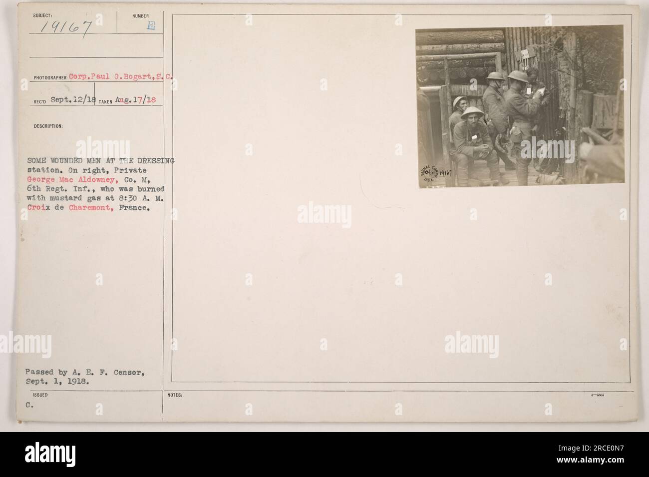 Gas victims ww1 hi-res stock photography and images - Alamy