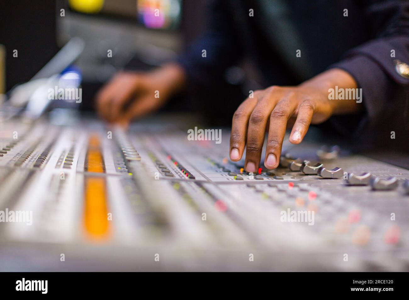 Musical sound instruments equipment production Stock Photo - Alamy