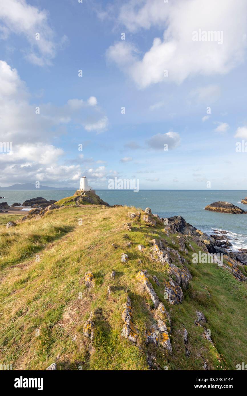Tŵr Mawr Lighthouse on Llanddwyn Island, Newborough Warren and Ynys ...