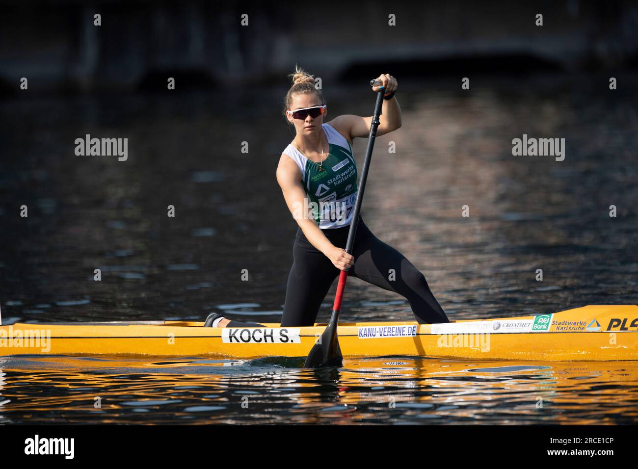 Sophie KOCH (Rheinbrueder Karlsruhe) action final canoe C1 women women ...