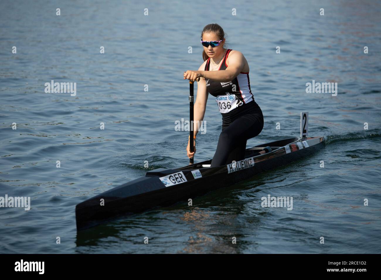 Hedi-Moana KLIEMKE KC Potsdam action final canoe C1 women women canoe ...