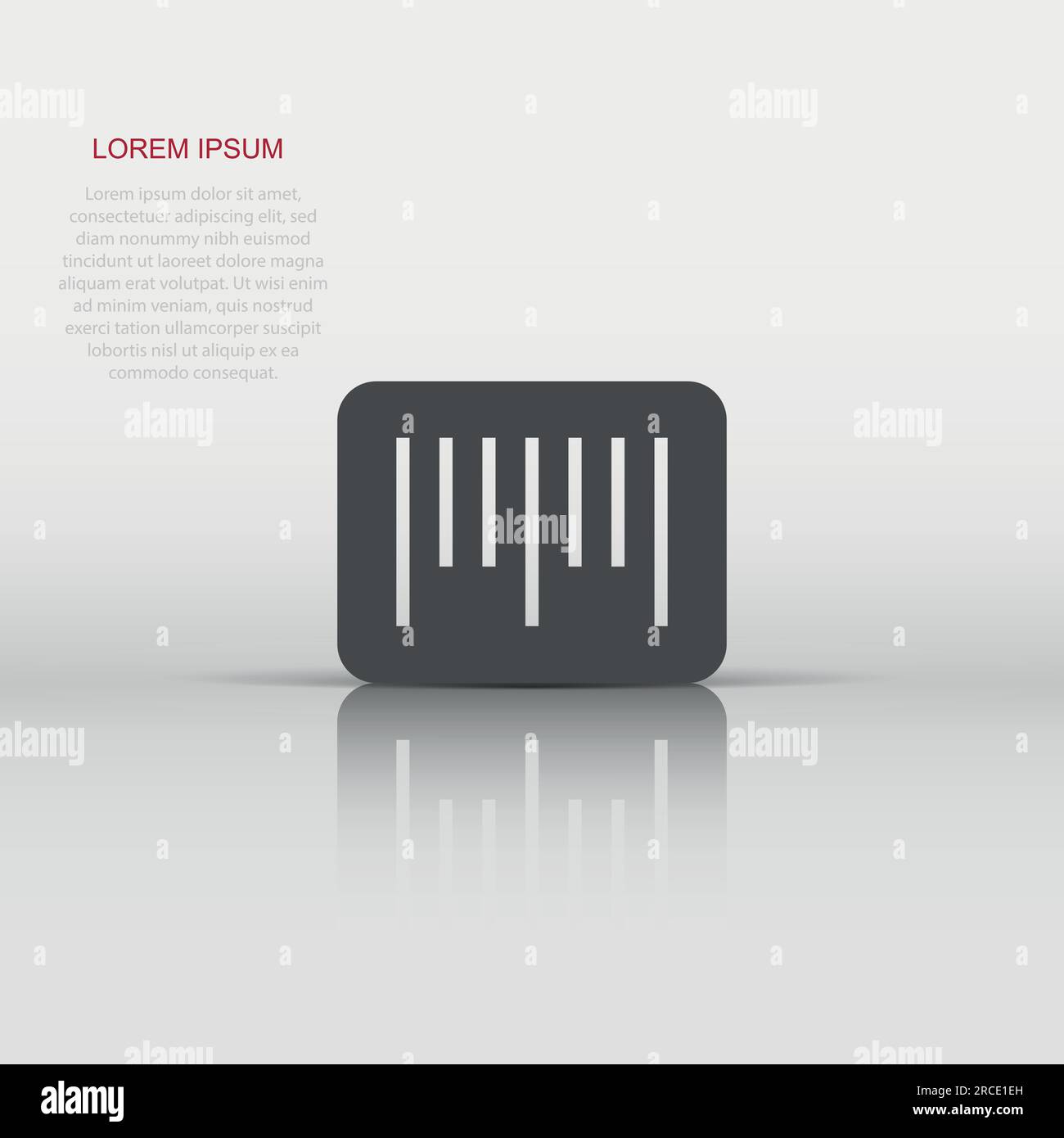 Barcode icon Stock Vector Images - Alamy