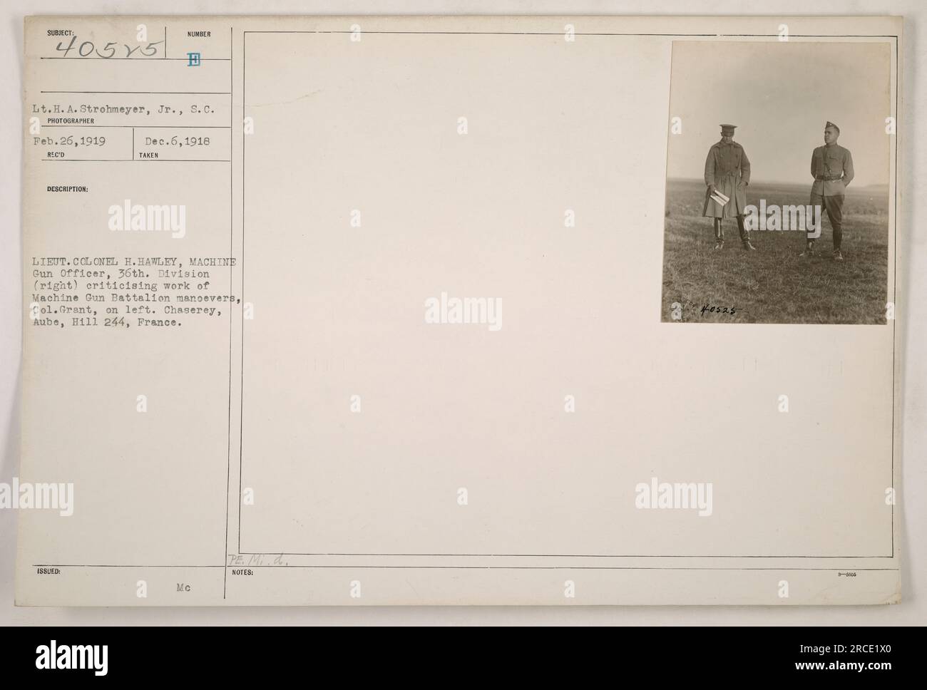 Lt colonel h hawley hi-res stock photography and images - Alamy