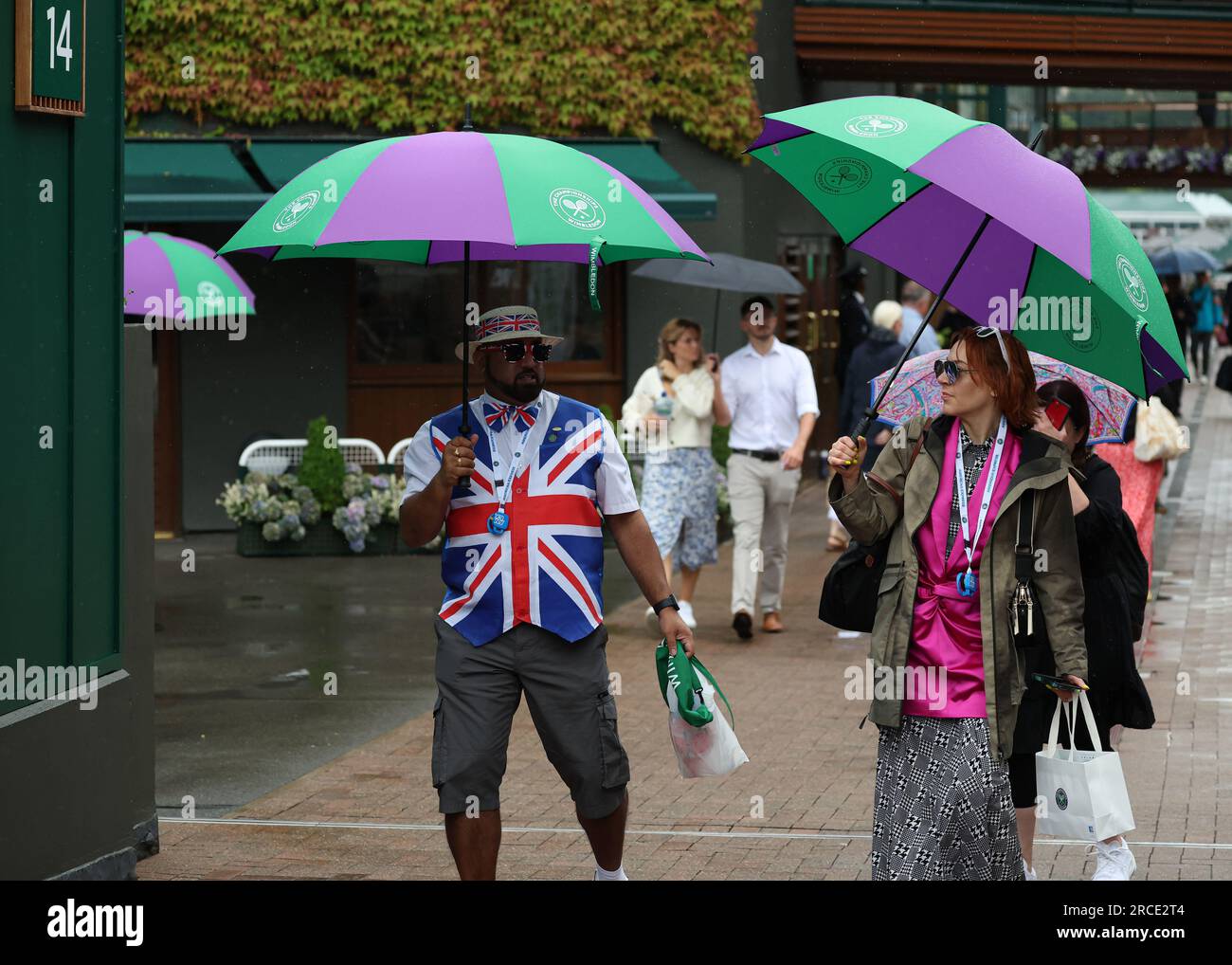 London, England: 14th July 2023; All England Lawn Tennis and Croquet ...