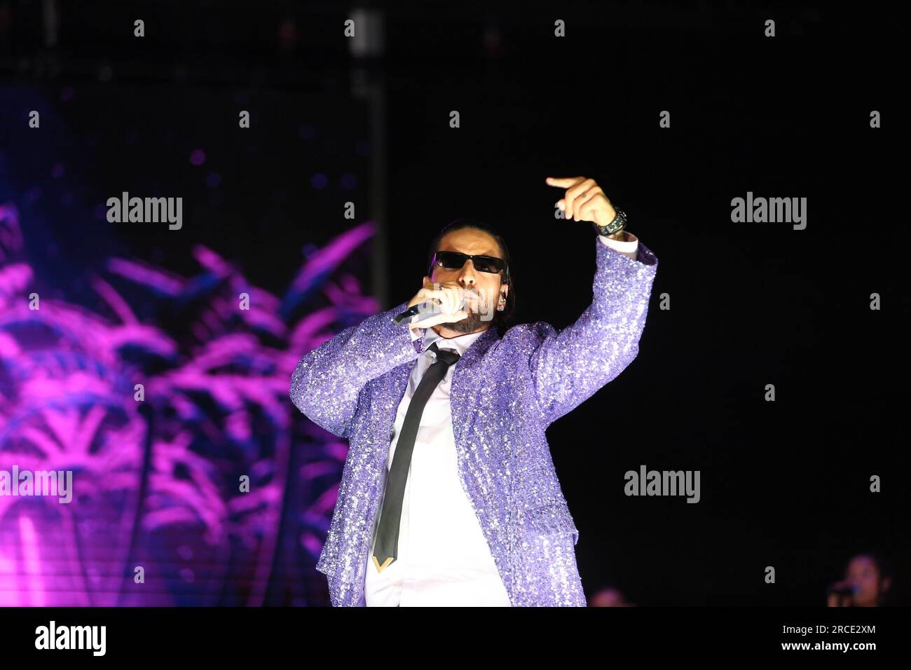 Rome, Italy. 12th July, 2023. Maluma live on stage during the Music ...