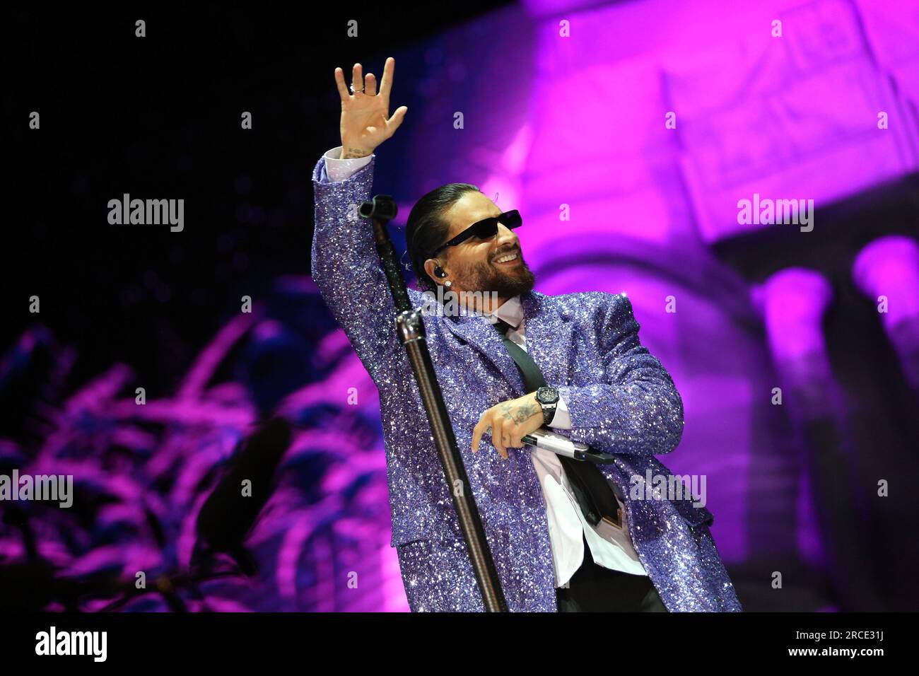 Rome, Italy. 12th July, 2023. Maluma live on stage during the Music ...
