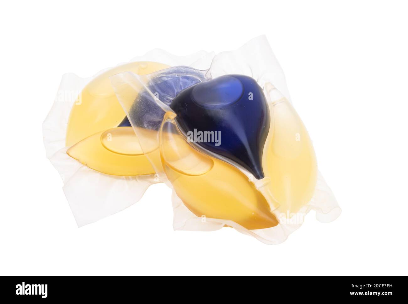 washing capsules isolated on white background Stock Photo - Alamy
