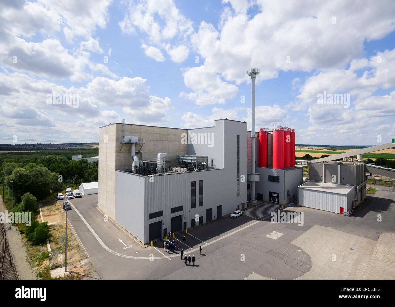 Helmstedt, Germany. 14th July, 2023. The new sewage sludge mono ...
