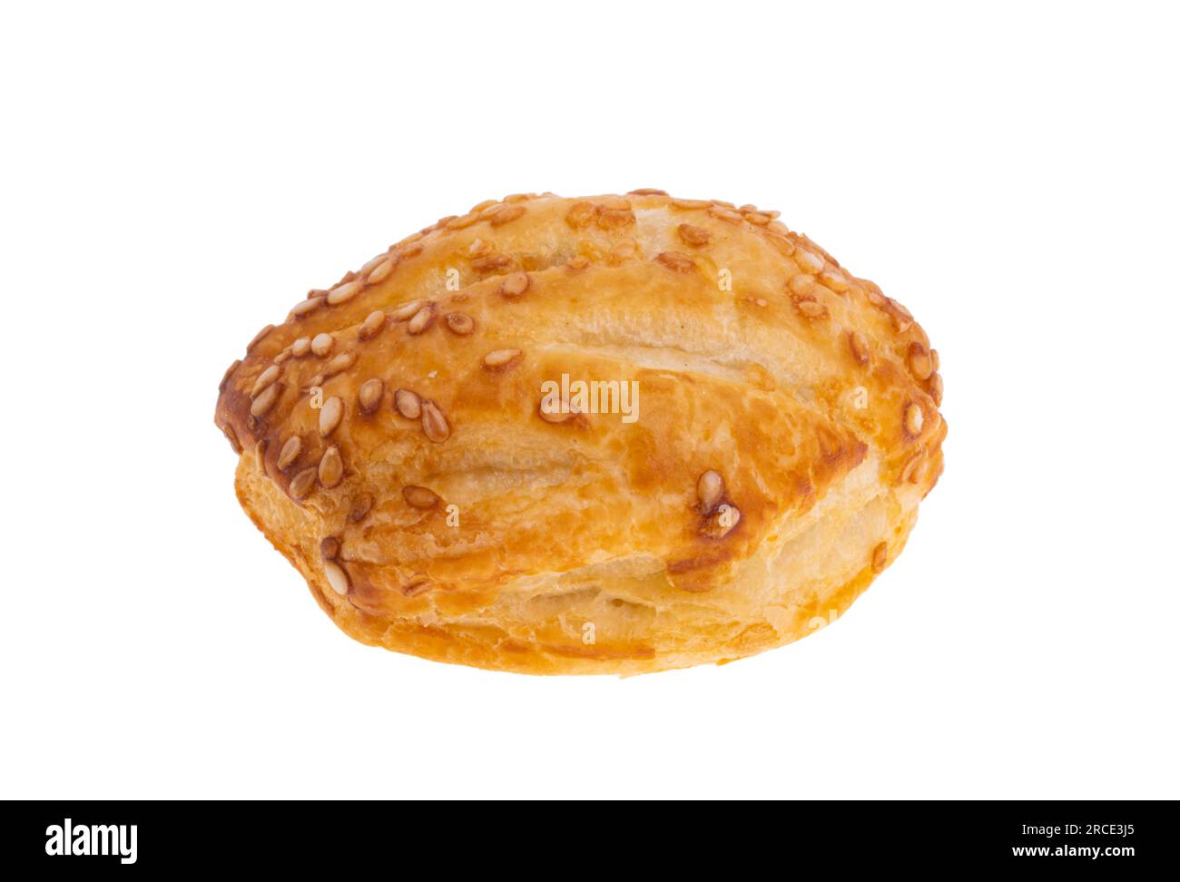 puff pastry isolated on white background Stock Photo - Alamy