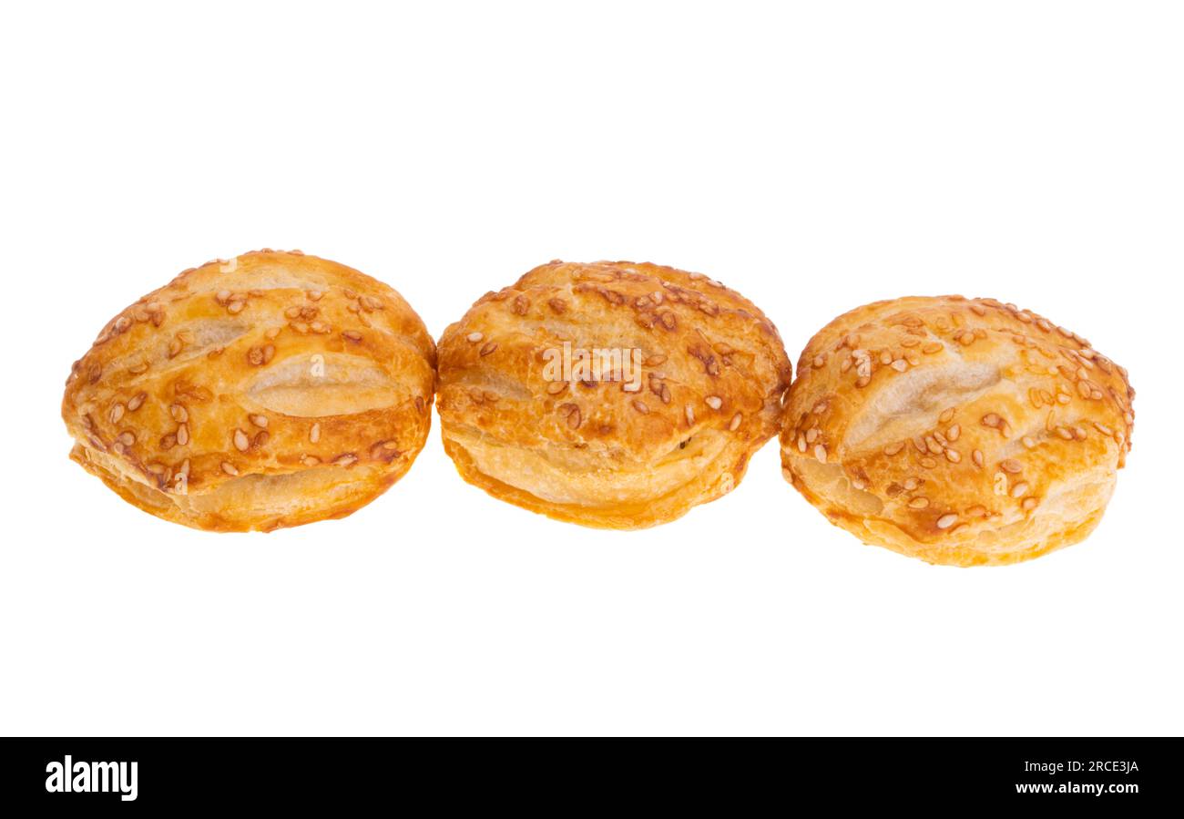 puff pastry isolated on white background Stock Photo - Alamy