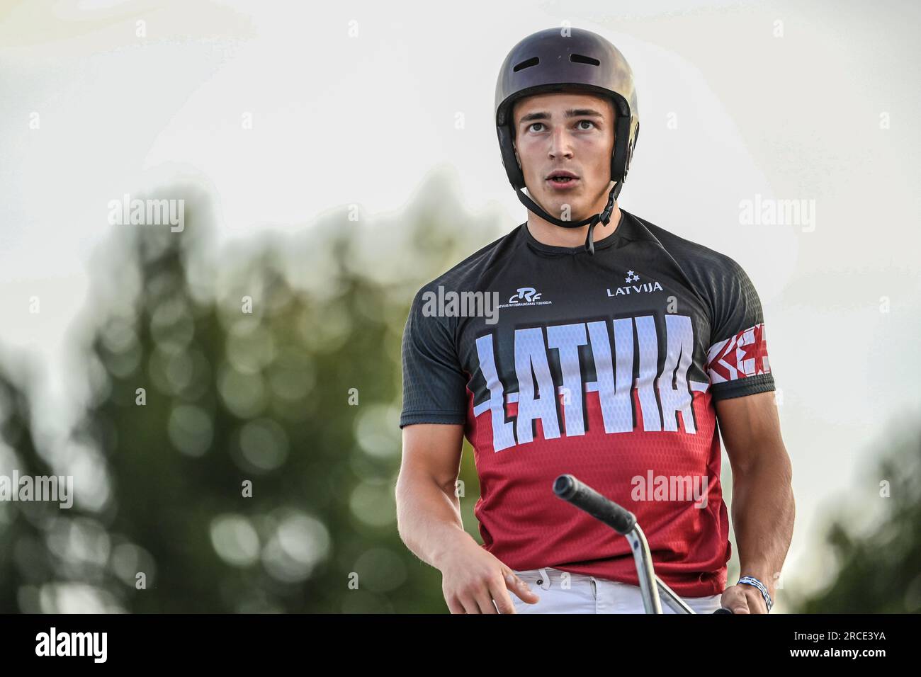 Ernests Zebolds (Latvia). BMX Freestyle men. European Championships ...