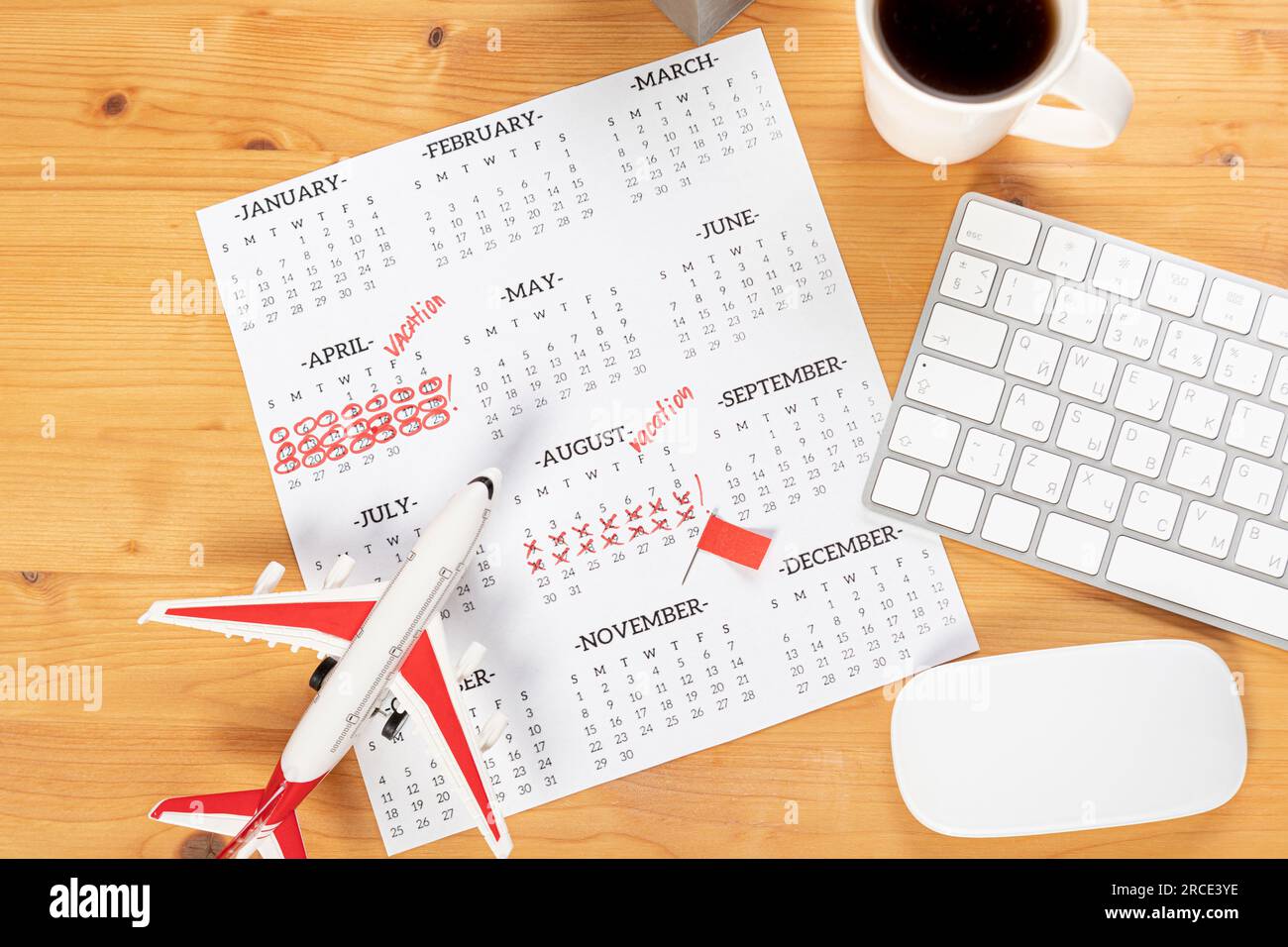 Calendar and reminders for business trip, travel and vacation. planner ...