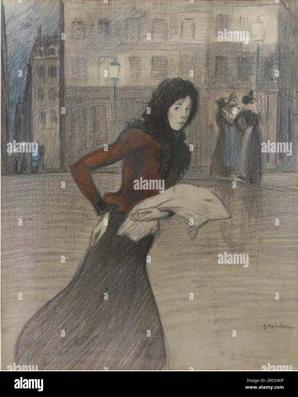Illustration theophile steinlen hi-res stock photography and images - Alamy