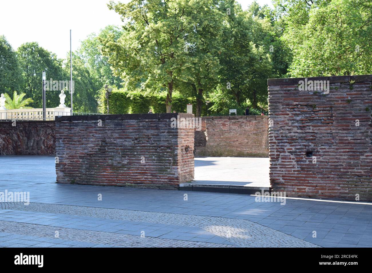 walls at the Constnatin Basilica, Trier, a Roman church Stock Photo - Alamy