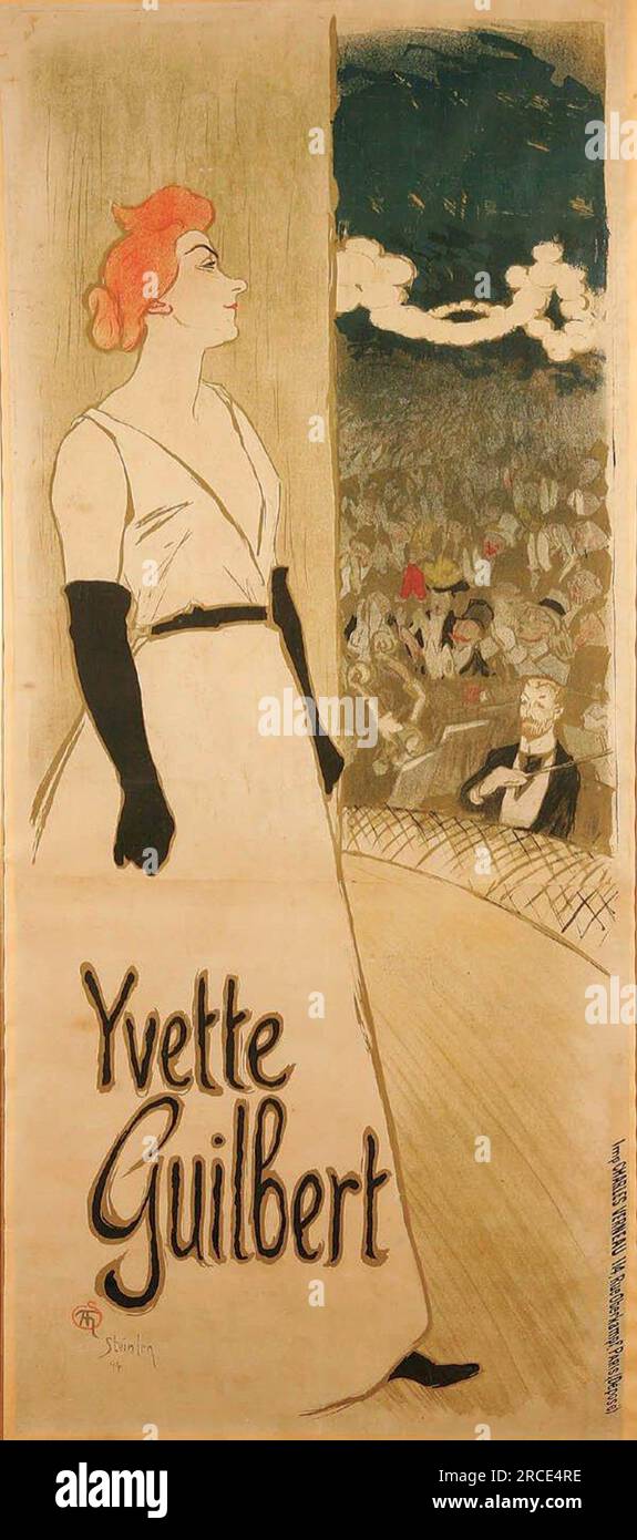 Yvette guilbert: 1894 hi-res stock photography and images - Alamy