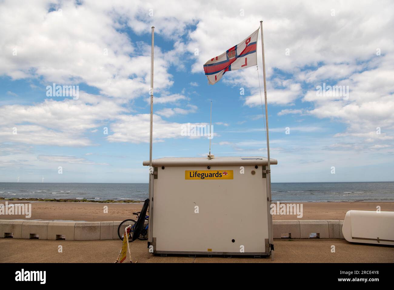 RNLI Lifeguard Hut Stock Photo - Alamy