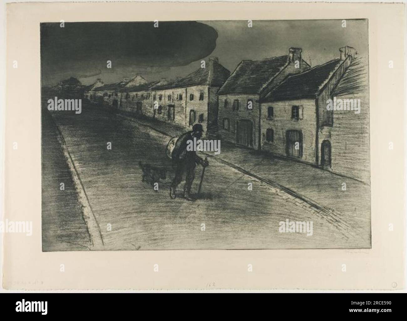 Chemineau Traversant Un Village Endormi 1902 by Theophile Steinlen ...