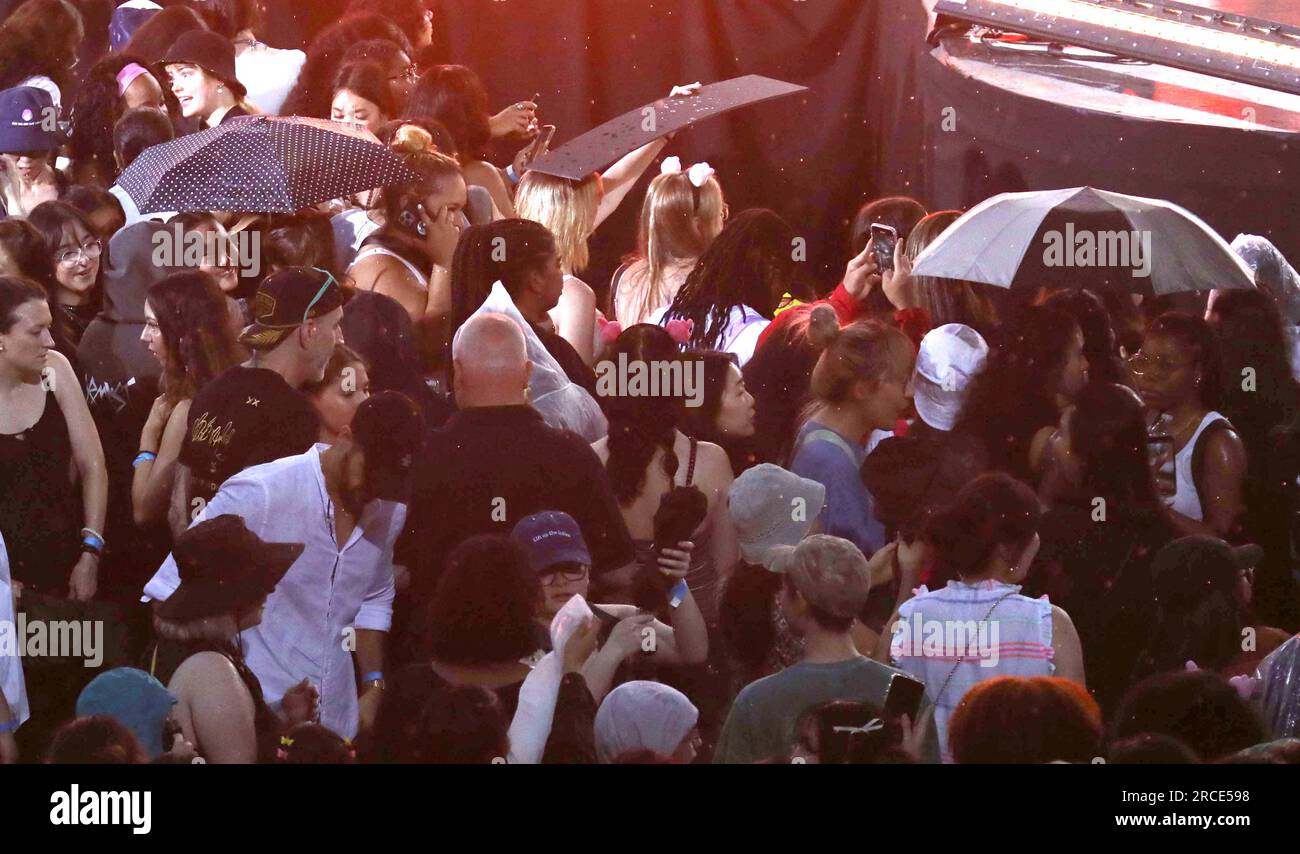 July 14, 2023, New York City, New York, USA: A view of the crowd that ...