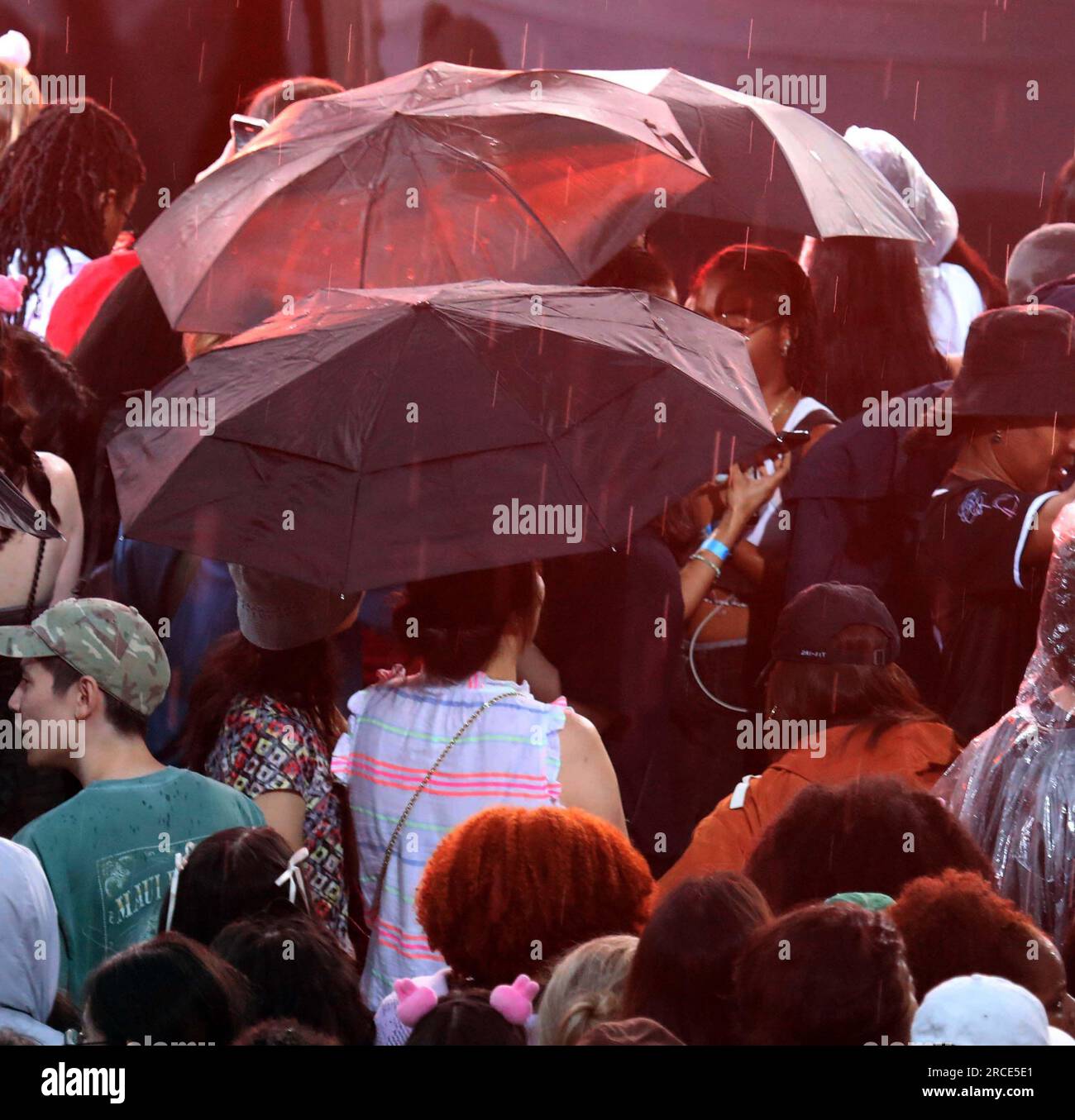 July 14, 2023, New York City, New York, USA: A view of the crowd that ...