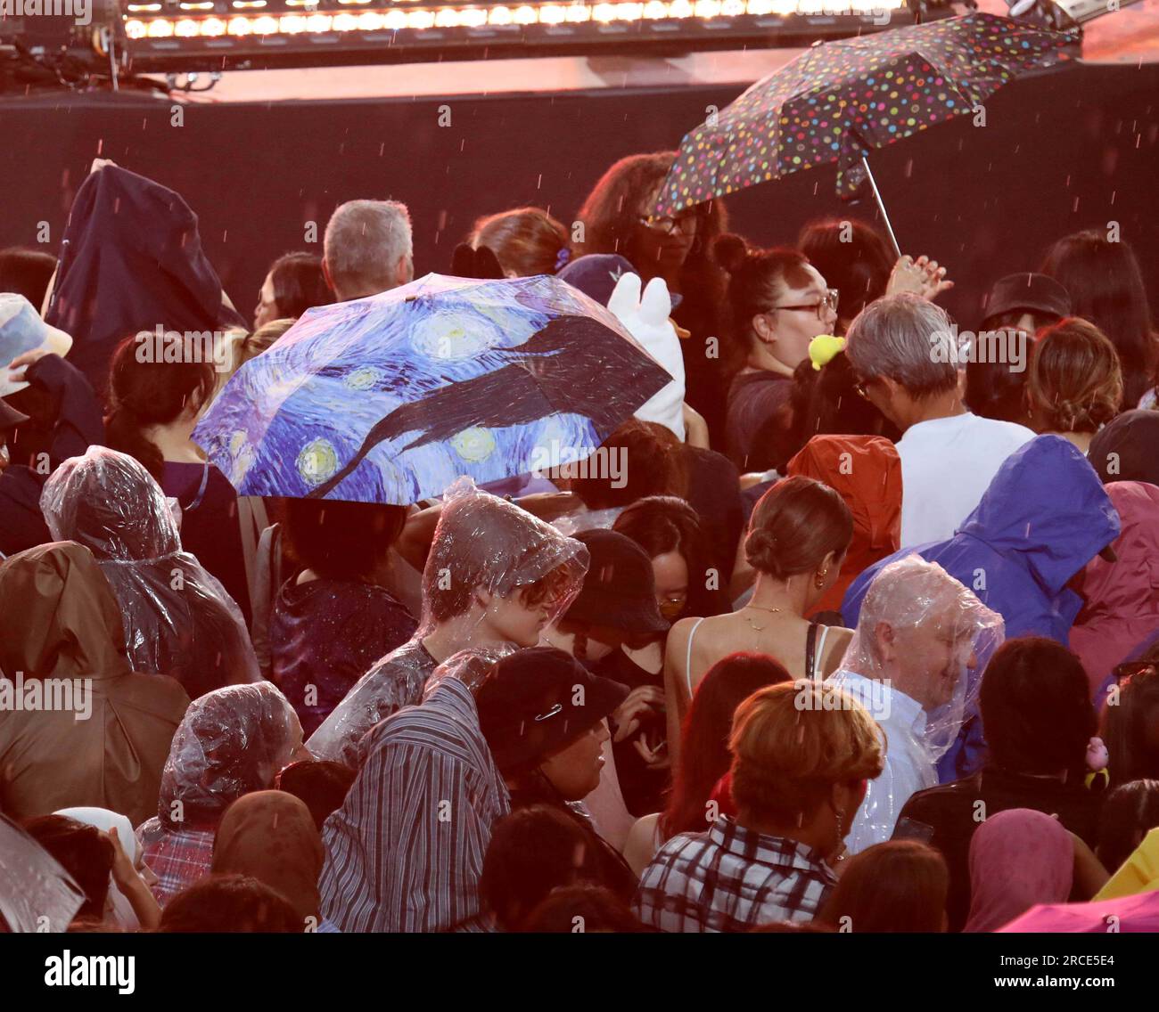 July 14, 2023, New York City, New York, USA: A view of the crowd that ...