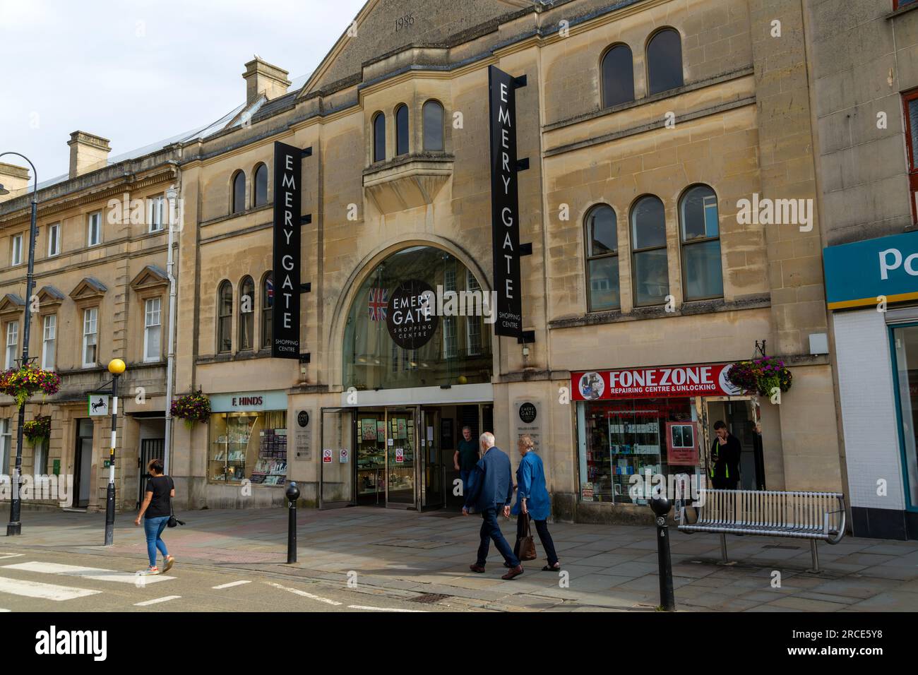 Emery Gate shopping centre, Chippenham, Wiltshire, England, UK Stock ...