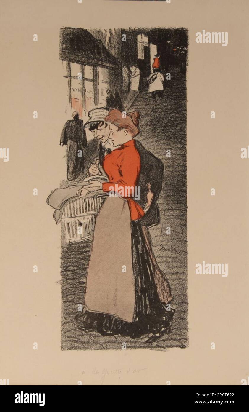 Illustration theophile steinlen hi-res stock photography and images - Alamy