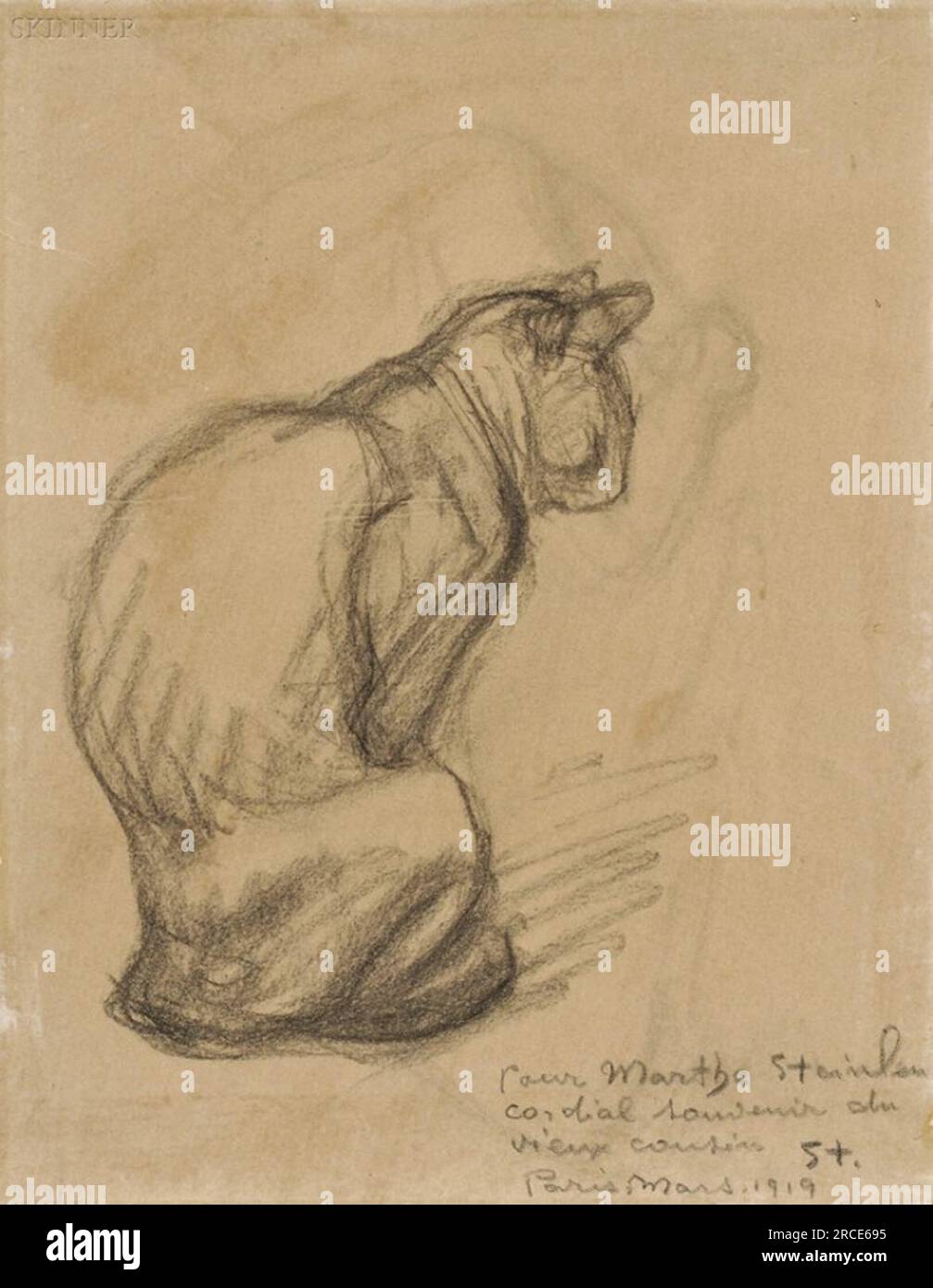 Cat by Theophile Steinlen Stock Photo - Alamy