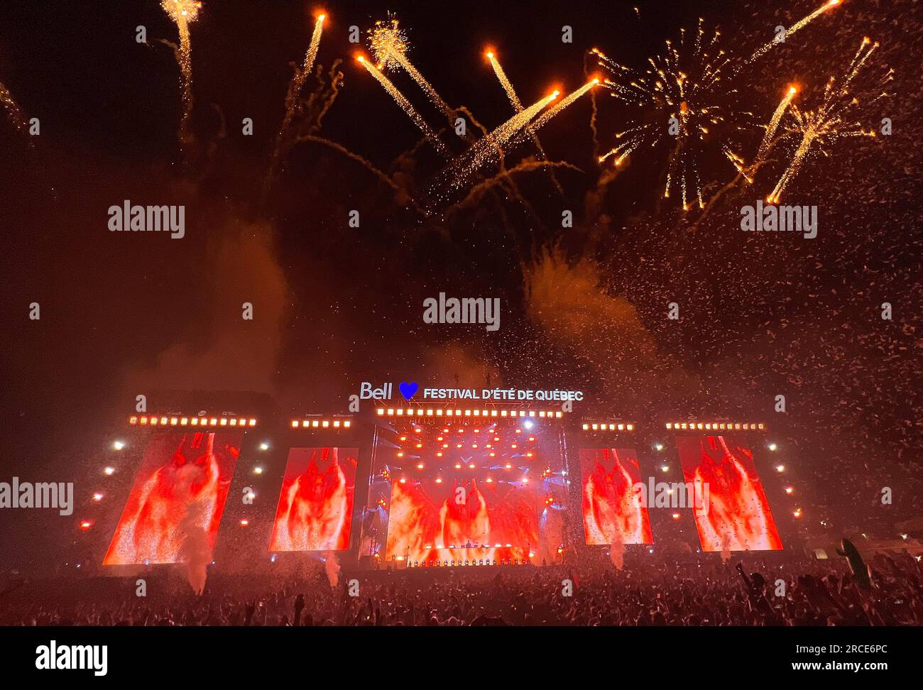 DJ/Producer Illenium performs on day 7 of Festival d'été de Québec on ...