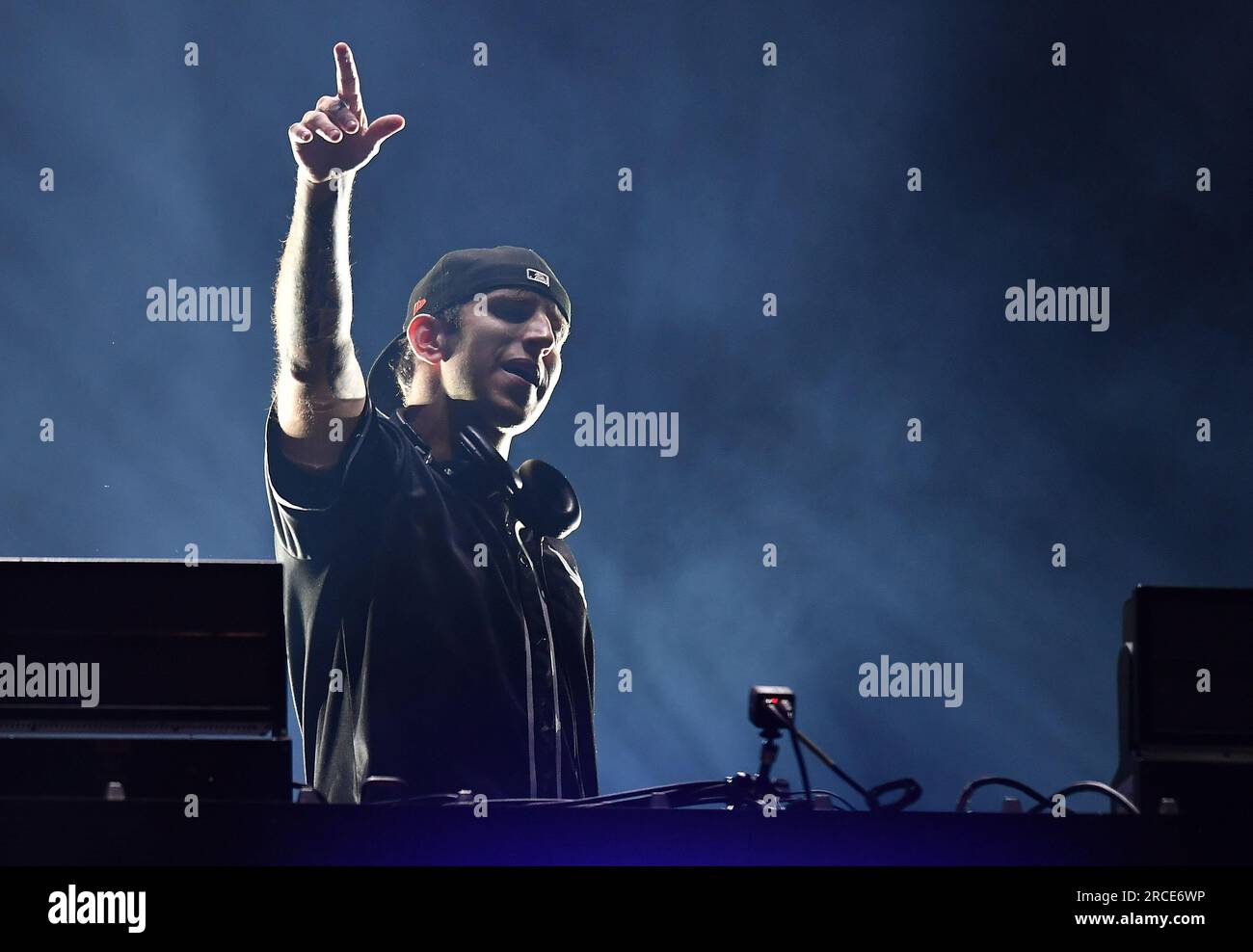 DJ/Producer Illenium performs on day 7 of Festival d'été de Québec on ...