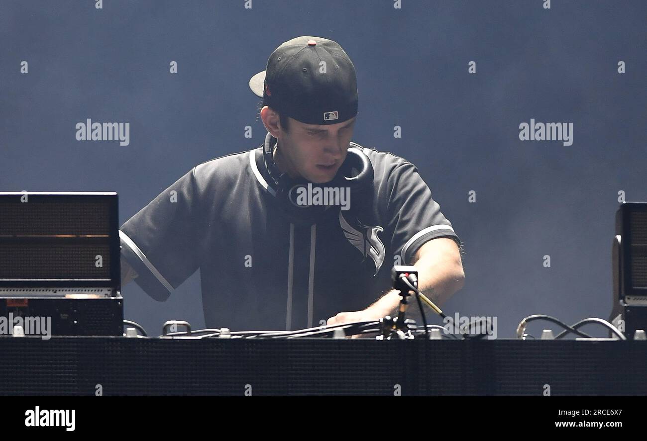 DJ/Producer Illenium performs on day 7 of Festival d'été de Québec on ...