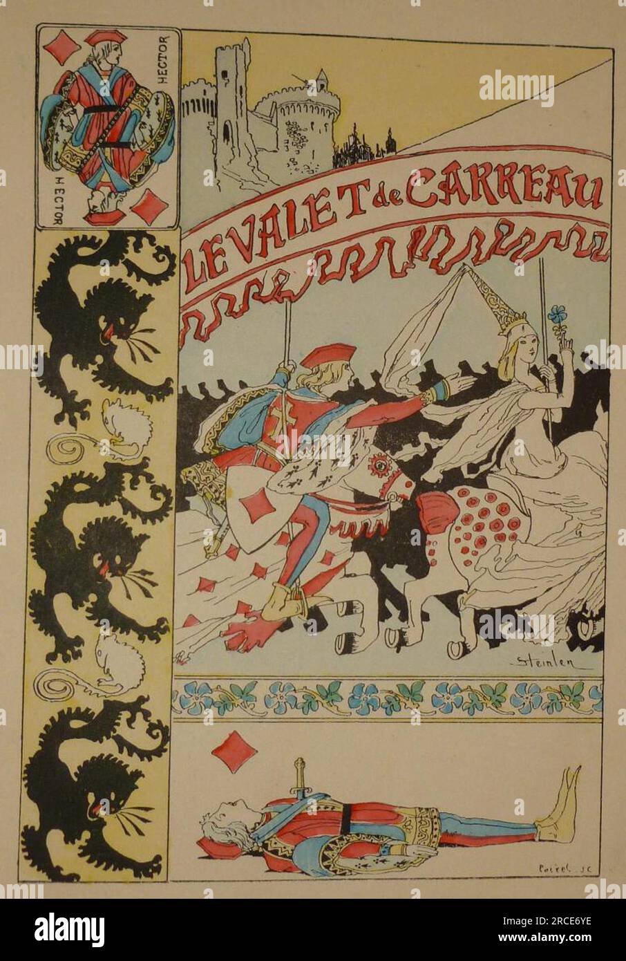 Le Valet de Carreau by Theophile Steinlen Stock Photo - Alamy