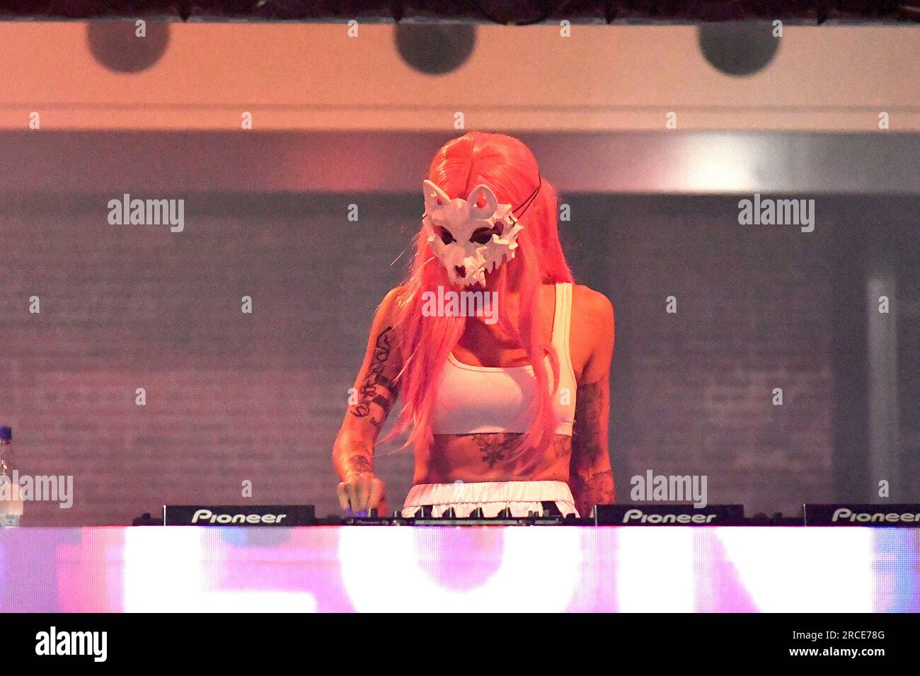 LŪN performs on day 7 of Festival d'été de Québec on July 12, 2023 in ...