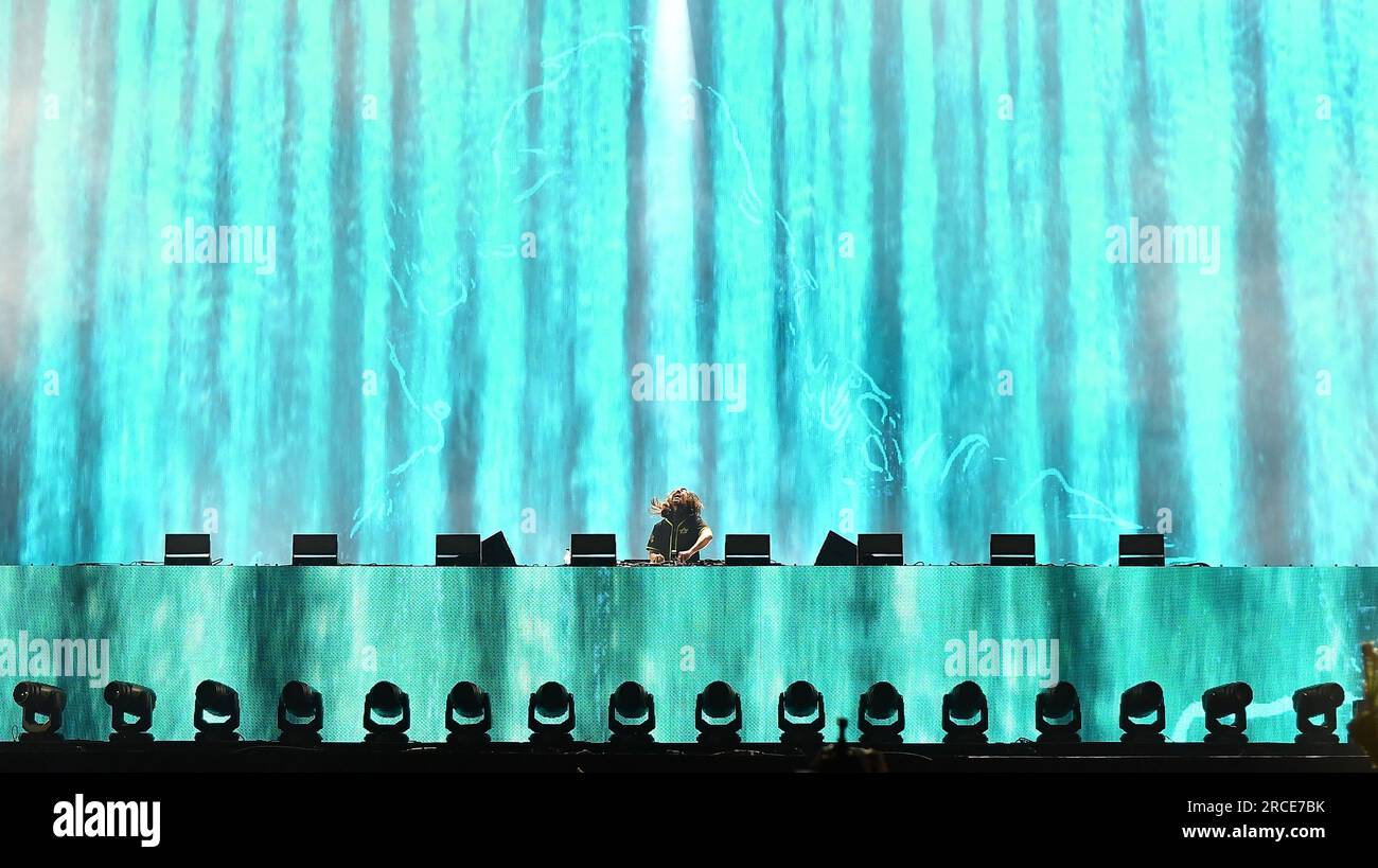 DJ/Producer Gryffin performs on day 7 of Festival d'été de Québec on ...